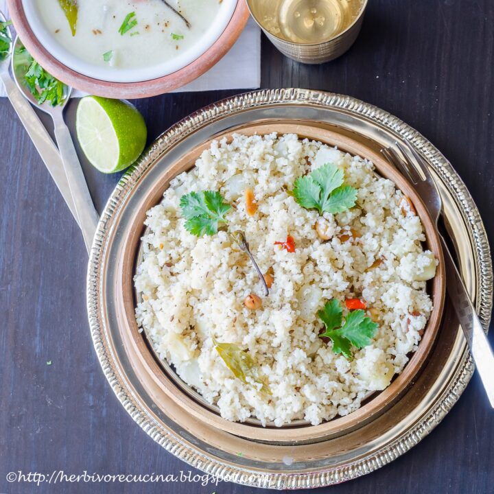 Samo Khichdi | Barnyard Millet Khichdi - Herbivore Cucina