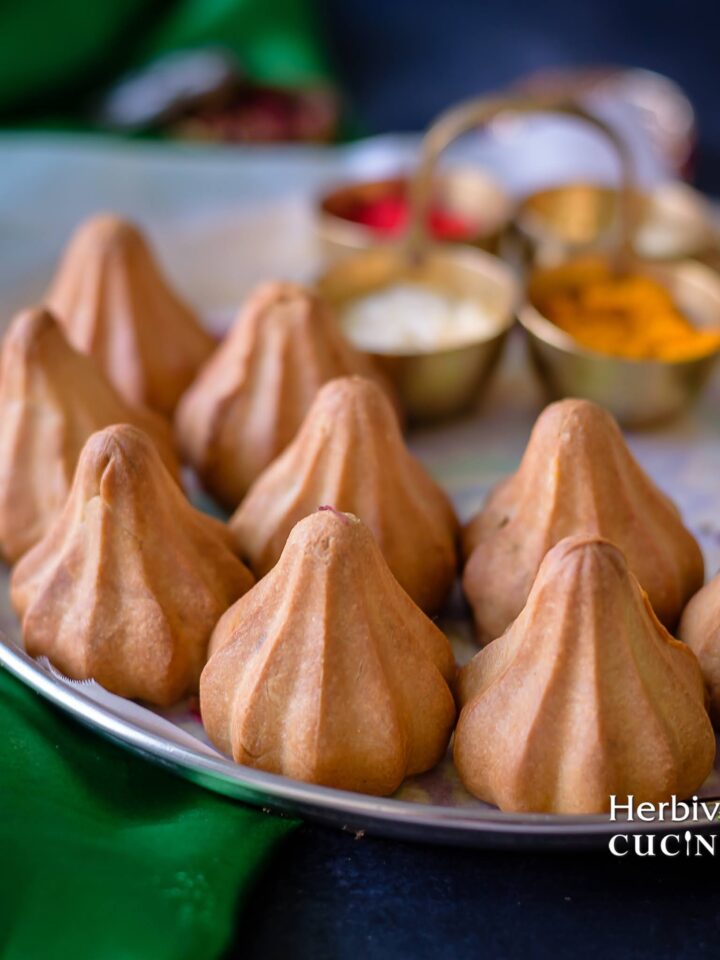 Kesar Malai Modak - Herbivore Cucina