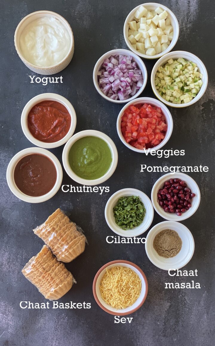 Basket Chaat - Herbivore Cucina