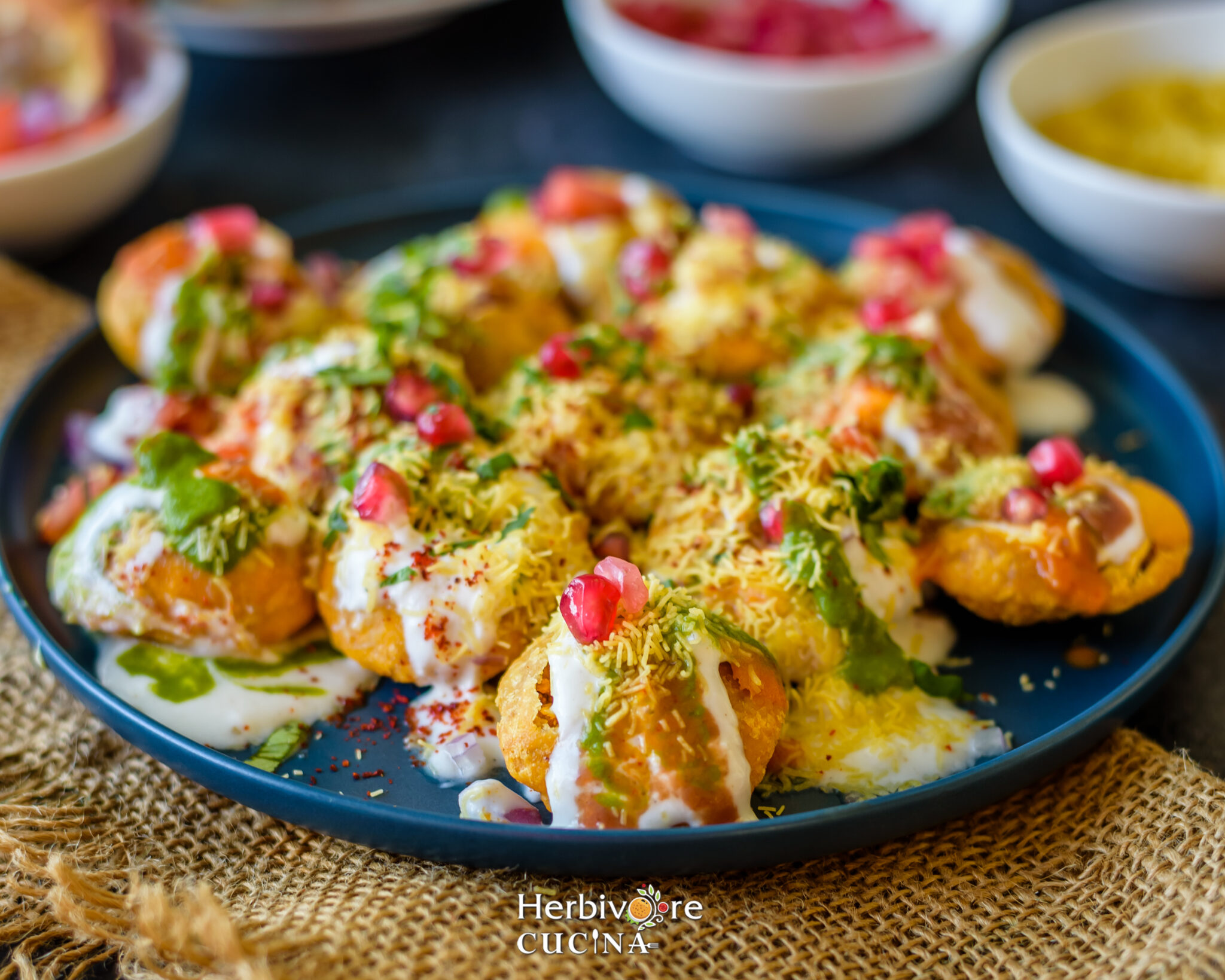 Khasta Kachori Chaat - Herbivore Cucina