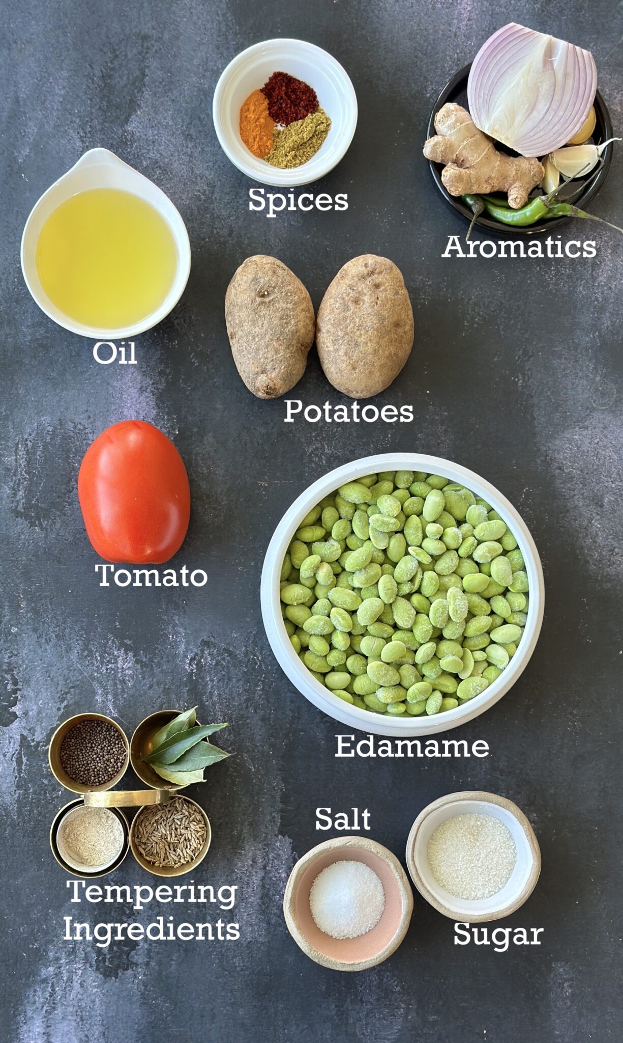 Potato Edamame Curry - Herbivore Cucina