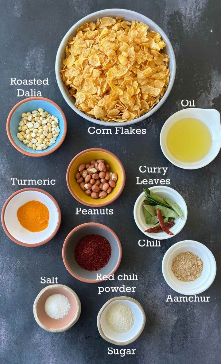 Corn Flakes Chevdo - Herbivore Cucina