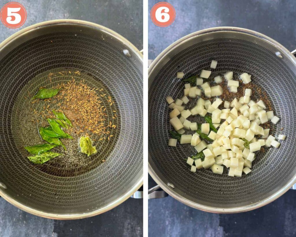 Gujarati Okra Potato Sabzi (Bhinda Bateta nu Shaak) - Herbivore Cucina