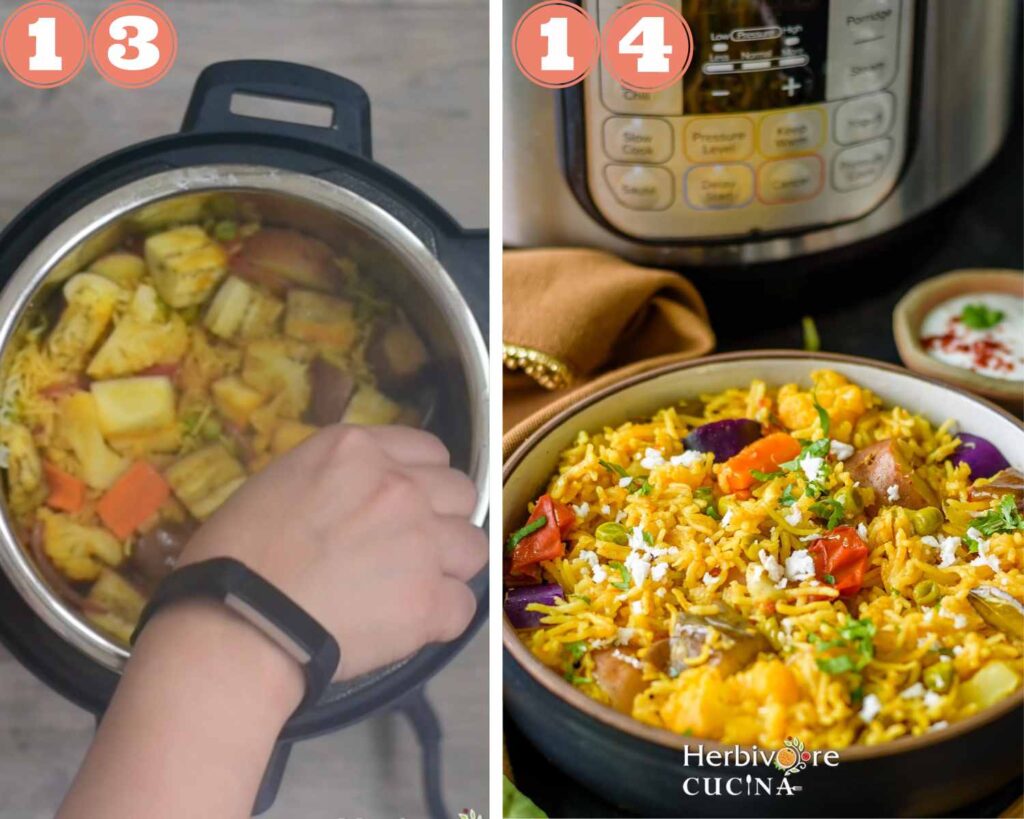 Instant Pot Masale Bhaat - Herbivore Cucina
